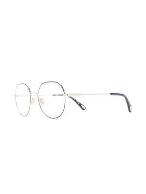 Chloé Round-frame Glasses - Blue
