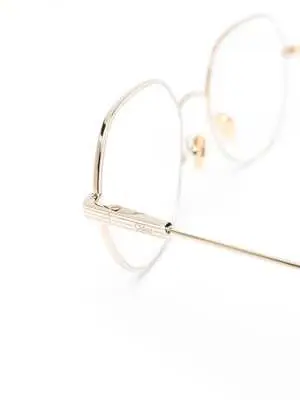 Chloé Round-frame Glasses - Blue