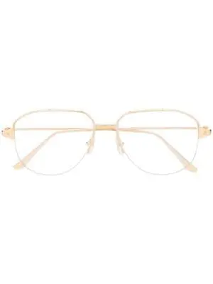 CARTIER Pilot-frame Eyeglasses - Gold
