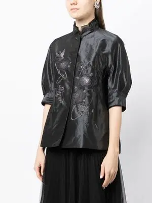 Shiatzy Chen Embroidered Silk Jacket
