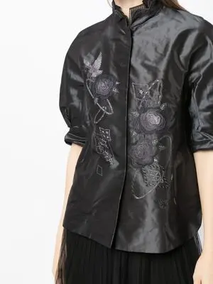 Shiatzy Chen Embroidered Silk Jacket