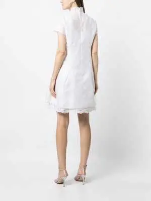 Shiatzy Chen Lace-underlay Dress