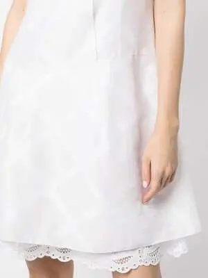 Shiatzy Chen Lace-underlay Dress