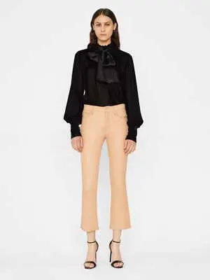 FRAME Leather Le Crop Mini Boot