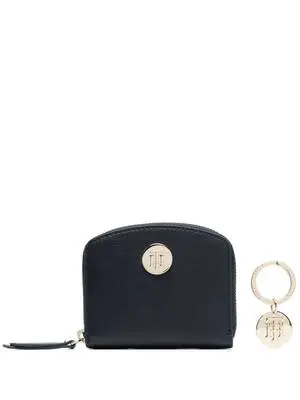 Tommy Hilfiger Charm-detail Zip-up Wallet - Blue
