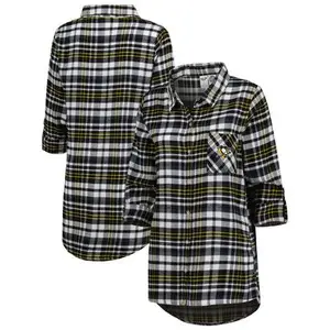 CONCEPTS SPORT Pittsburgh Penguins Mainstay Flannel Nightshirt