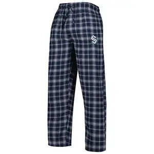 CONCEPTS SPORT Gray Seattle Kraken Badge T-shirt & Pants Sleep Set