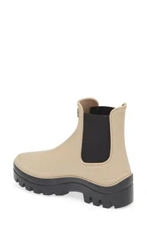 TONI PONS Waterproof Chelsea Rain Boot - Beige