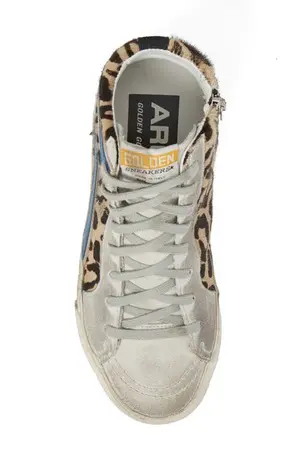 GOLDEN GOOSE Genuine Calf Hair High Top Sneakers