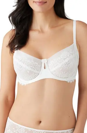 Wacoal Center Stage Full Coverage Underwire Bra Egret