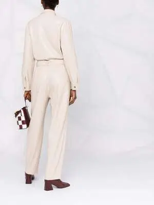Nanushka Belted Long-sleeved Boilersuit