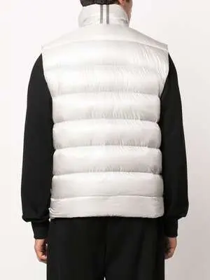 Canada Goose Crofton Logo-patch Padded Gilet - Silver
