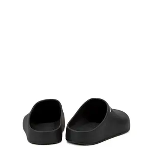 Balenciaga Logo Rubber Closed Sliders