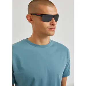 Prada Matte Wrap-around Sunglasses, Sunglassess