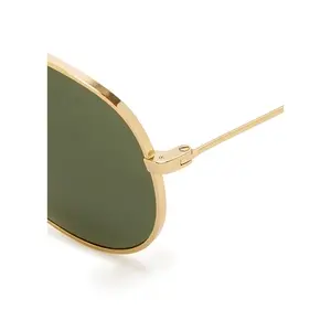 Celine Tone Aviator-style Sunglasses, Sunglasses, Green Lenses