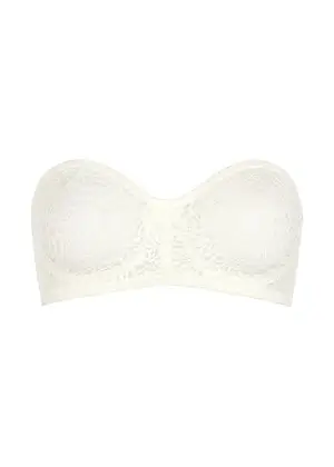 Wacoal Halo Lace Strapless Bra - Ivory