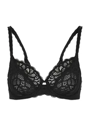 Wacoal Raffine Lace Underwired Bra - Black