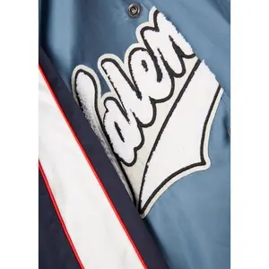 Valentino Garavani Panelled Logo Satin Varsity Jacket