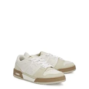 Fendi Match Panelled Leather Sneakers