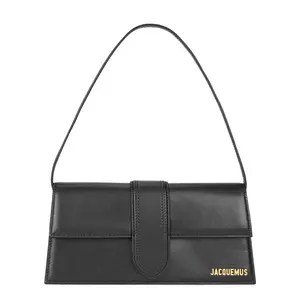 Jacquemus Jacquemus Le Bambino Long Leather Top Handle Bag, Bag, Black, Leather Black