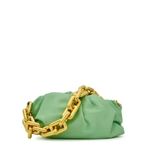 Bottega Veneta Teen Chain Pouch Leather Shoulder Bag