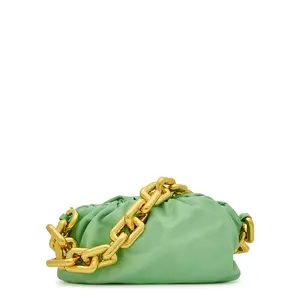 Bottega Veneta Teen Chain Pouch Leather Shoulder Bag