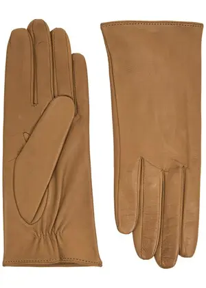 HANDSOME STOCKHOLM Leather Gloves - Camel