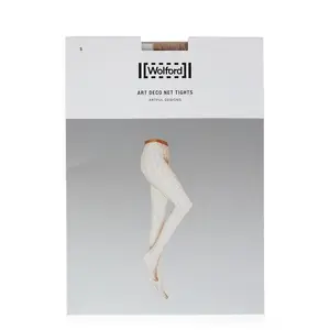 Wolford Art Deco Honey Net Tights
