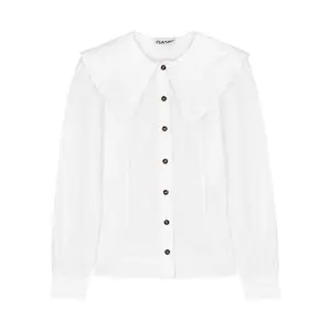GANNI Cotton-poplin Shirt