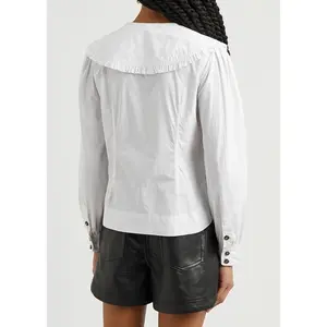 GANNI Cotton-poplin Shirt