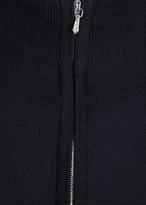John Smedley Tapton Half-zip Merino Wool Jumper - Navy