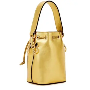 Fendi Mon Tresor Mini Leather Bucket Bag