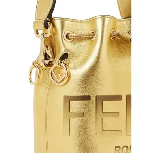 Fendi Mon Tresor Mini Leather Bucket Bag