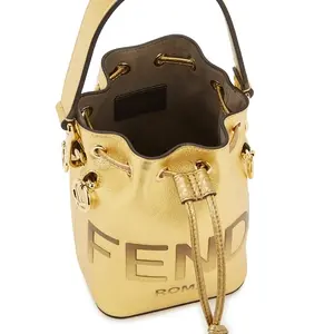 Fendi Mon Tresor Mini Leather Bucket Bag