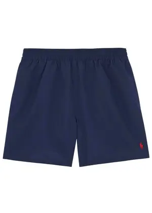 Ralph Lauren Logo-embroidered Shell Swim Shorts - Navy