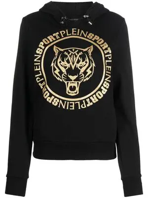 Plein Sport Metallic Sweatshirts Hoodies For Women