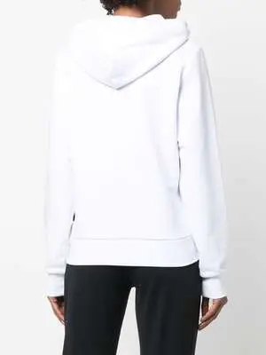 PLEIN SPORT Logo-print Tiger Hoodie - White