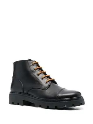 TOD'S Lace-up Leather Ankle Boots
