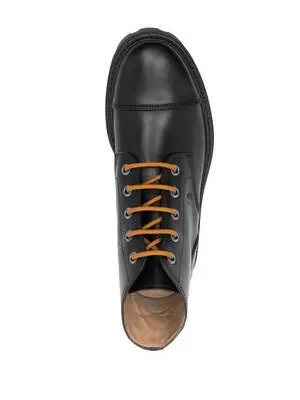 TOD'S Lace-up Leather Ankle Boots
