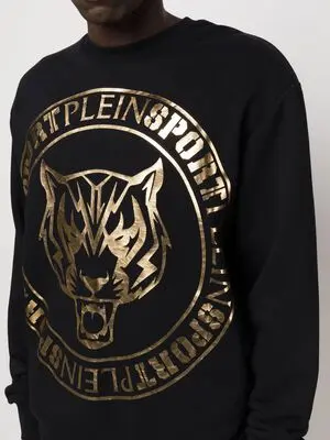 PLEIN SPORT Tiger-head Logo Sweatshirt