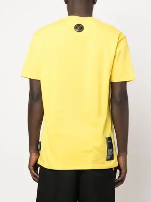 PLEIN SPORT Tiger-head Logo-print T-shirt