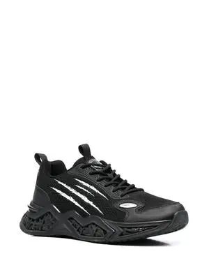 PLEIN SPORT Panelled Lace-up Sneakers
