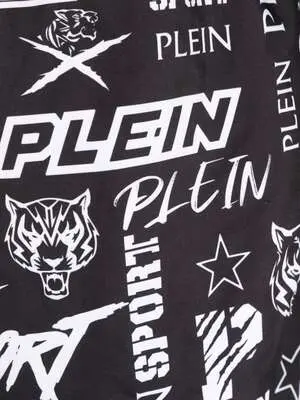 PLEIN SPORT Logo-print Swim Shorts