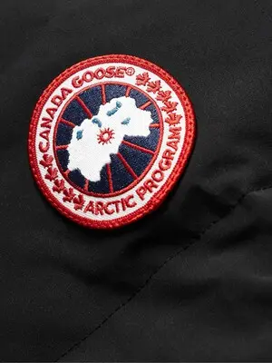 Canada Goose Macmillan Logo-appliquéd Quilted Shell Hooded Down Parka - Black