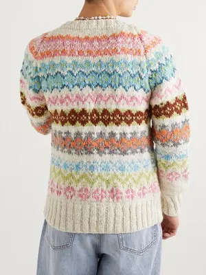CHAMULA Fair Isle Merino Wool Sweater