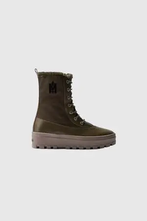 Mackage Shearling-lined Winter Boots - Army