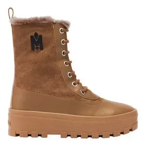 Mackage Hero-ms Lamb Suede Winter Boots - Camel