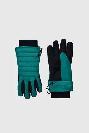 Mackage Alfie Gloves With Bungee Cuff - Emerald