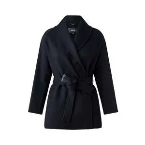 Mackage Tyra Wool Robe Jacket - Black
