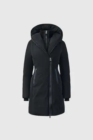 Mackage Kay-nfr Down Coat With Signature Collar - Black